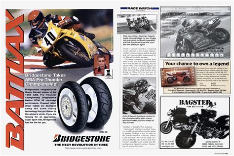 Advertisement Cycle World Cycle World January 2000