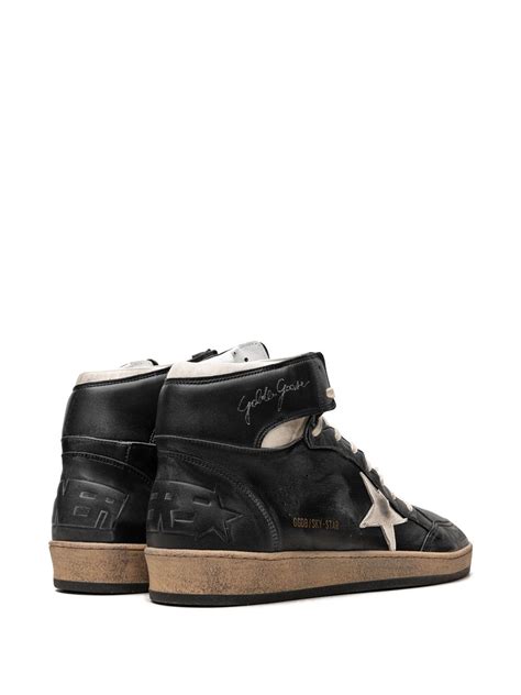Golden Goose Black Sky Star Sneakers In 80203 Blackwhite Modesens