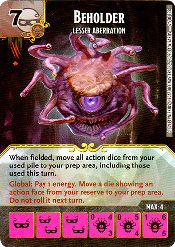 Beholder Lesser Aberration Bff Cardguide Wiki Fandom
