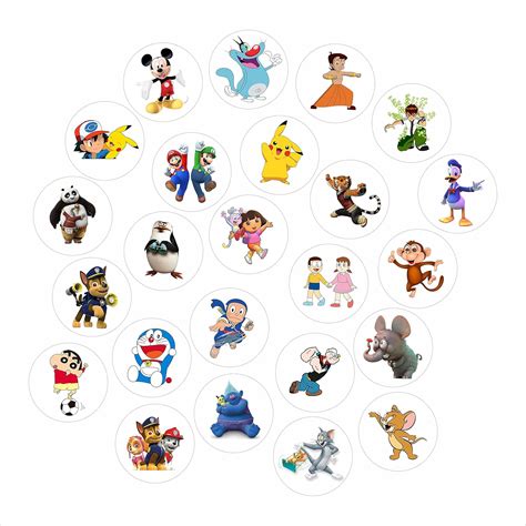 How To Create Cartoon Stickers Printable Cards
