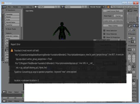 Bpprojection Error Python Support Blender Artists Community