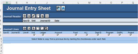 GL Reviewing And Uploading Spreadsheet Journal Entries