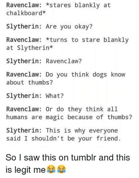 Harry Potter 10 Slytherin Vs Ravenclaw Memes That Are Absolutely