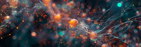 Imagen Abstracta Que Representa Una Red Neuronal Con Nodos Y Conexiones