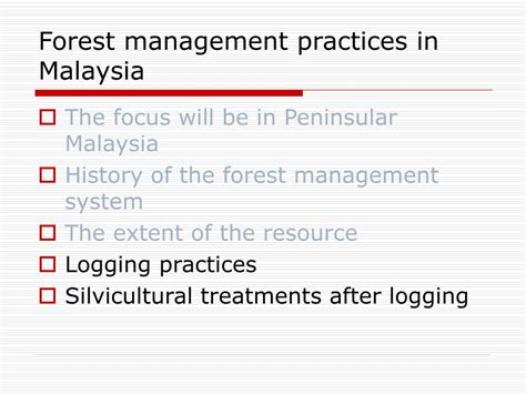Ppt Forest Management And Fragmentation In Tropical Forest Powerpoint