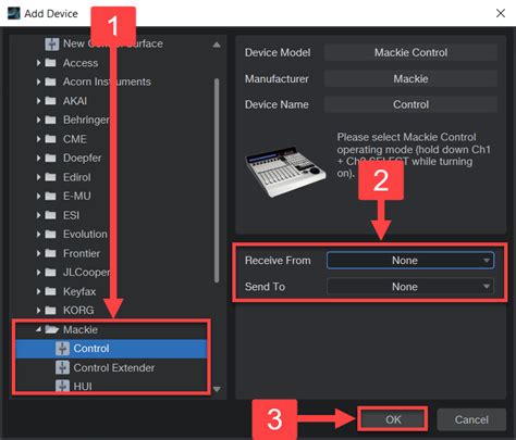 Studio One 6 Basic Midi Setup New Keyboard Control Surface Instrument Faderport