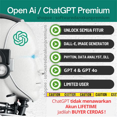 Jual Open Ai Chat Gpt 4 Dan Chatgpt4o Real Software Mirror And 3rd