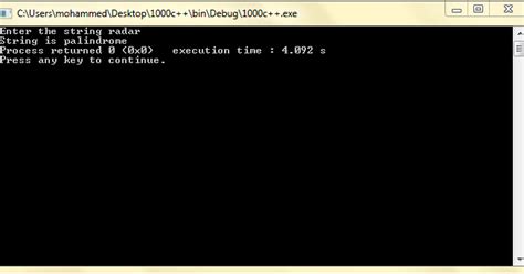 Programmers Area C Program To Check Whether A String Is Palindrome