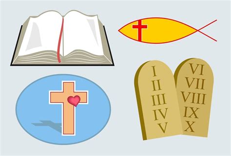 Christian Icon Set 2492304 Vector Art At Vecteezy