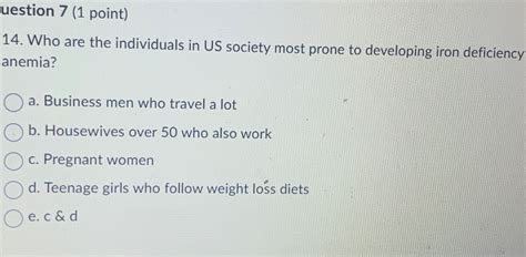 Solved Uestion 7 1 Point 14 Who Are The Individuals In Chegg
