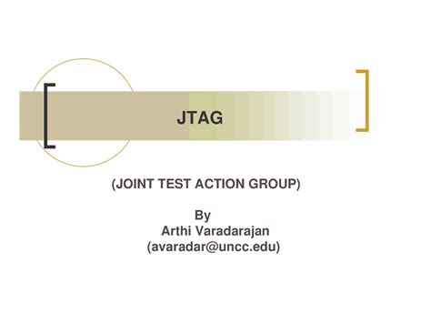 joint test action group lecture slides ecgr 6185 docsity