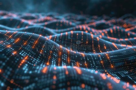 Abstract Ai Algorithm Background With Neural Networks Data And