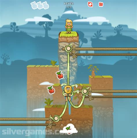 Adam And Eve Cut The Ropes Hrajte Online Na Silvergames