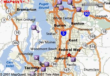 Auburn Washington Map