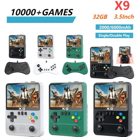 X9 Handheld Game Console 2000mAh 6000mAh 3 5in IPS Screen Portable Game