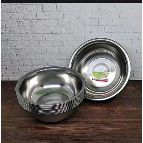 Jual Baskom Stainless Steel 14 Cm Baskom Kobokan Mangkuk Kuah Mq