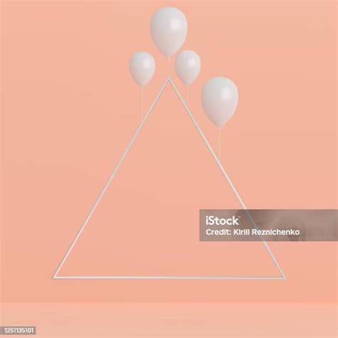 Latar Belakang Mock Up Scene Bingkai Bentuk Geometri Untuk Tampilan