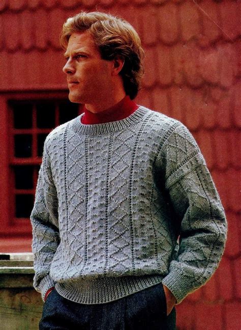 Knitting A Cozy Crewneck Sweater For Men Pattern And Tips