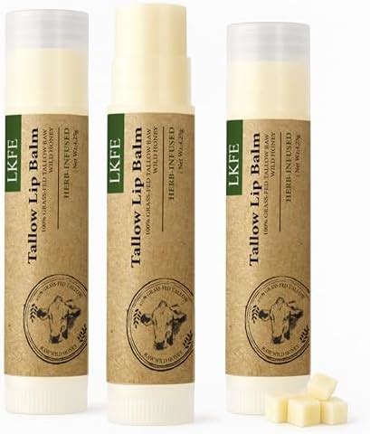 Natural Lip Balm Anti Aging With 100 Grassfed Beef