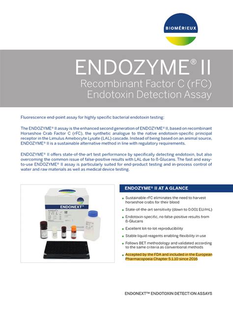 Flyer Endozyme Ii Redownload Pdf Biology Biotechnology
