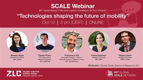 Scale Webinar “technologies Shaping The Future Of Mobility” Center For Transportation And