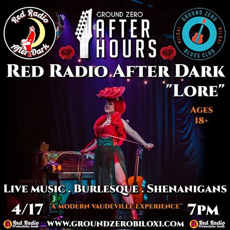 Red Radio After Dark Lore Ground Zero Biloxi