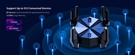 Reyee Ax6000 Wifi 6 Router Wireless 8 Stream Gaming Router 8 Fems 2 5g Wan 2 0