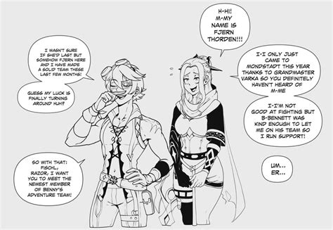 Bennett And Fjern Original And 1 More Drawn By Nyantcha Danbooru