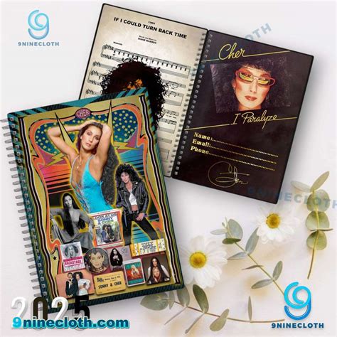 Free Shipping 20 Off Cher I Paralyze 2025 Planner Notebook 9ninecloth