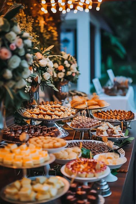 Assorted Canapes And Appetizers Stock Image Image Of Assorted