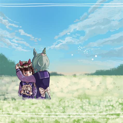 Seiun Sky And Nishino Flower Umamusume Drawn By Yutauma9 Danbooru