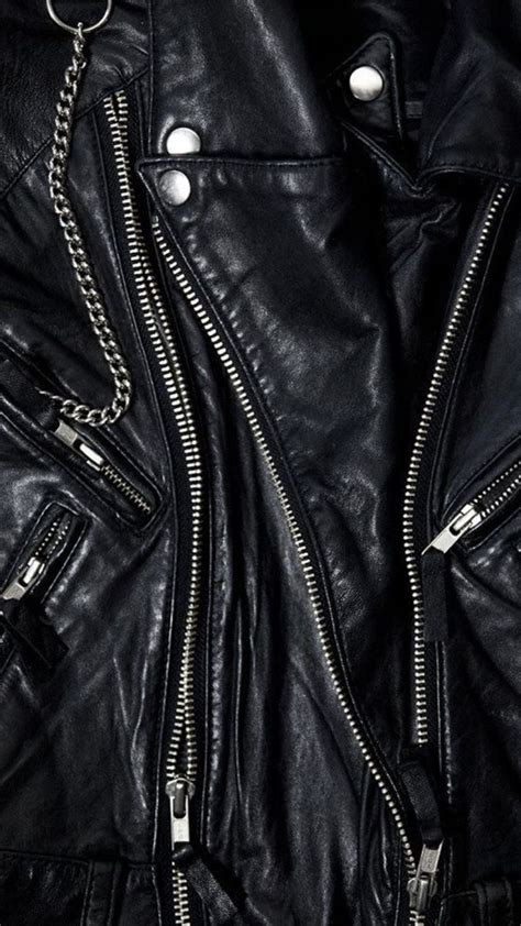 Farrow Redford Keene Biker Aesthetic Leather Jacket Fashion