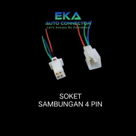 Jual SOCKET SAMBUNGAN 2 PIN 3 PIN 4 PIN 6 PIN 9 PIN SOKET SAMBUNGAN 2 KABEL 3 KABEL 4 KABEL 6