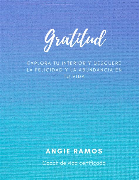 Diario De Gratitud Angie Ramos