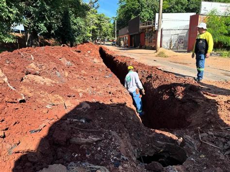 Prefeitura De Ceres Realiza Desobstrução E Substituição De Manilhas Da