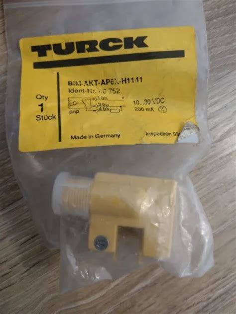 Turck Bim Akt Ap6x H1141 Magneto Inductive Sensor G Q22p 9160 £100 35
