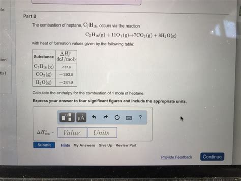 Solved Formation Reactions Part A The Standard Heat Of