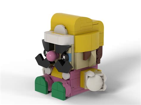 Lego Moc Wario By Curtydc Rebrickable Build With Lego