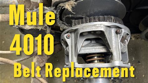 Kawasaki Mule 4010 Belt Replacement Youtube