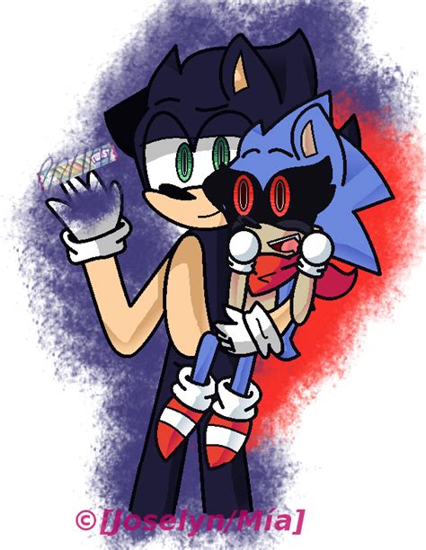 Dark Sonic And Exester By Joselynarg13 On Deviantart