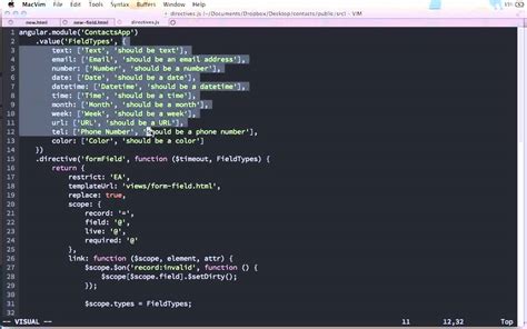 Building A Web App From Scratch With Angularjs 2 4 New Field Directive