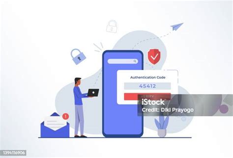 2단계 인증 그림 웹 사이트 방문 페이지 모바일 응용 프로그램 포스터 및 배너에 대한 그림 전자 인증에 대한 스톡 벡터 아트 및 기타 이미지 Istock