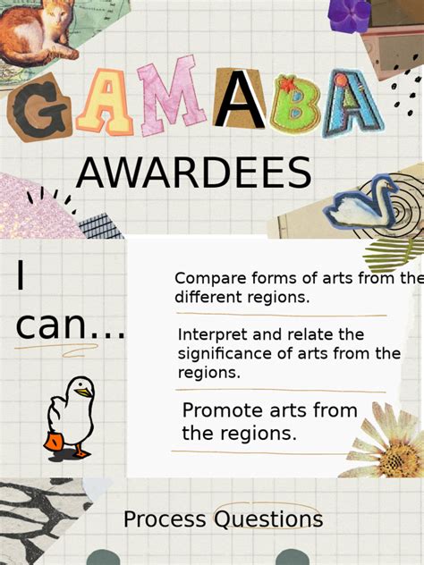 5 Gamaba Awardees Pdf Weaving