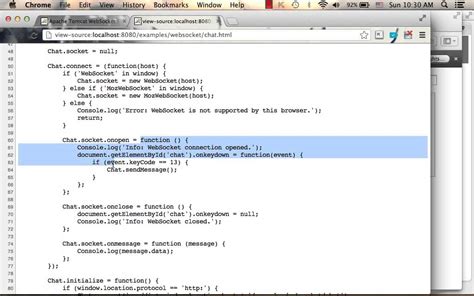 tomcat support for html5 web sockets youtube
