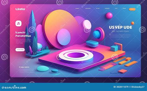 Eclipsed Elegance Vector Ui Ux Showcase Ai Generate Royalty Free