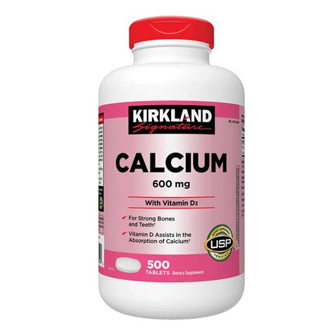 Calcium with Vitamin D3 Kirkland Original - Pedidos.co Tienda