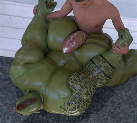 Rule 34 2boys 3d Ass Big Butt Cum From Behind Gay Green Skin Hi Res Human Human Male Humanoid