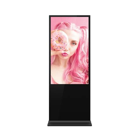 Infrared Screen Advertising Lcd Display Ad Player Floor Standing Digital Signage Kiosk China