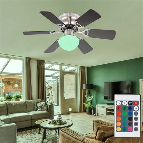 Etc Shop Deckenventilator Led Deckenventilator Mit Rgb Farbwechsler