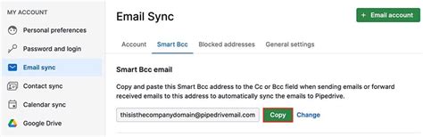 Smart Bcc Knowledge Base Pipedrive